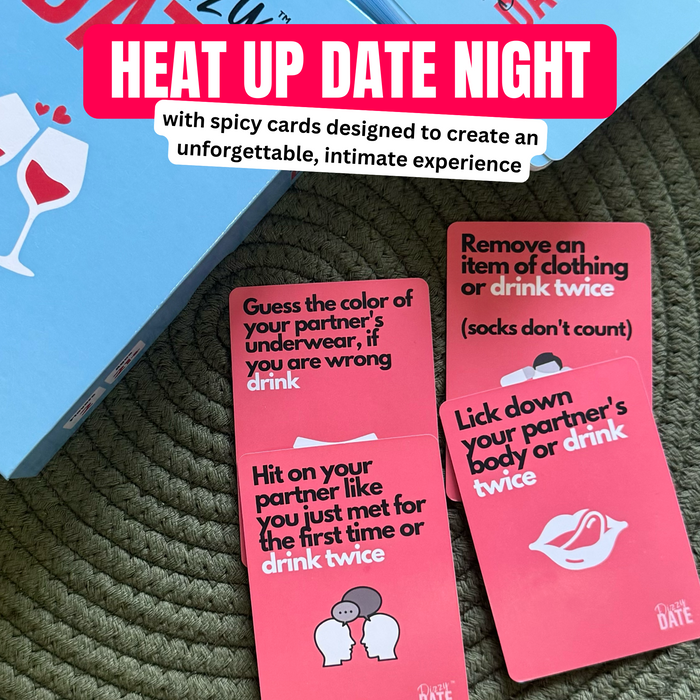 Dizzy Date - The Card Game for Couples, Date Nights, Game Nights, and ...