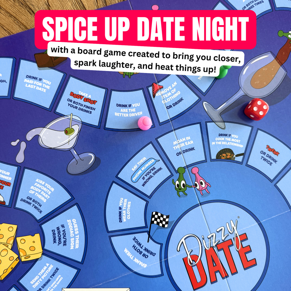 Dizzy Date Board Game - The Board Game for Couples, Date Nights, Game ...