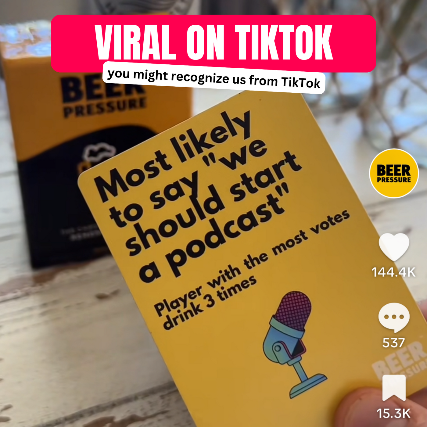 Beer Pressure V2 - Drinking Card Game for Parties, Pregames, and Game ...
