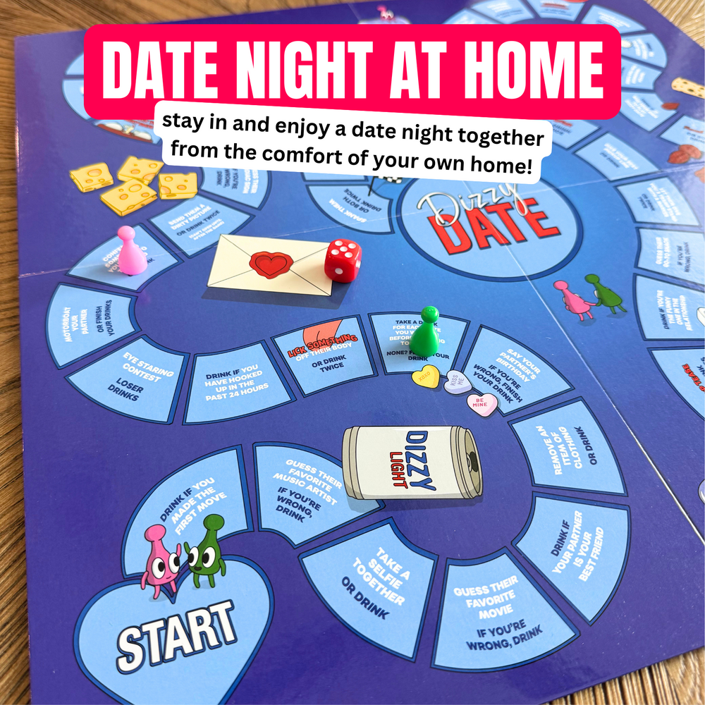Dizzy Date Board Game - The Board Game for Couples, Date Nights, Game ...