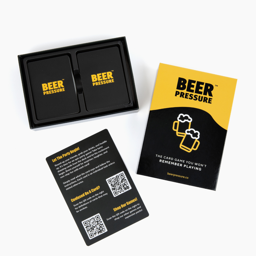 Beer Pressure V2 - Drinking Card Game for Parties, Pregames, and Game ...