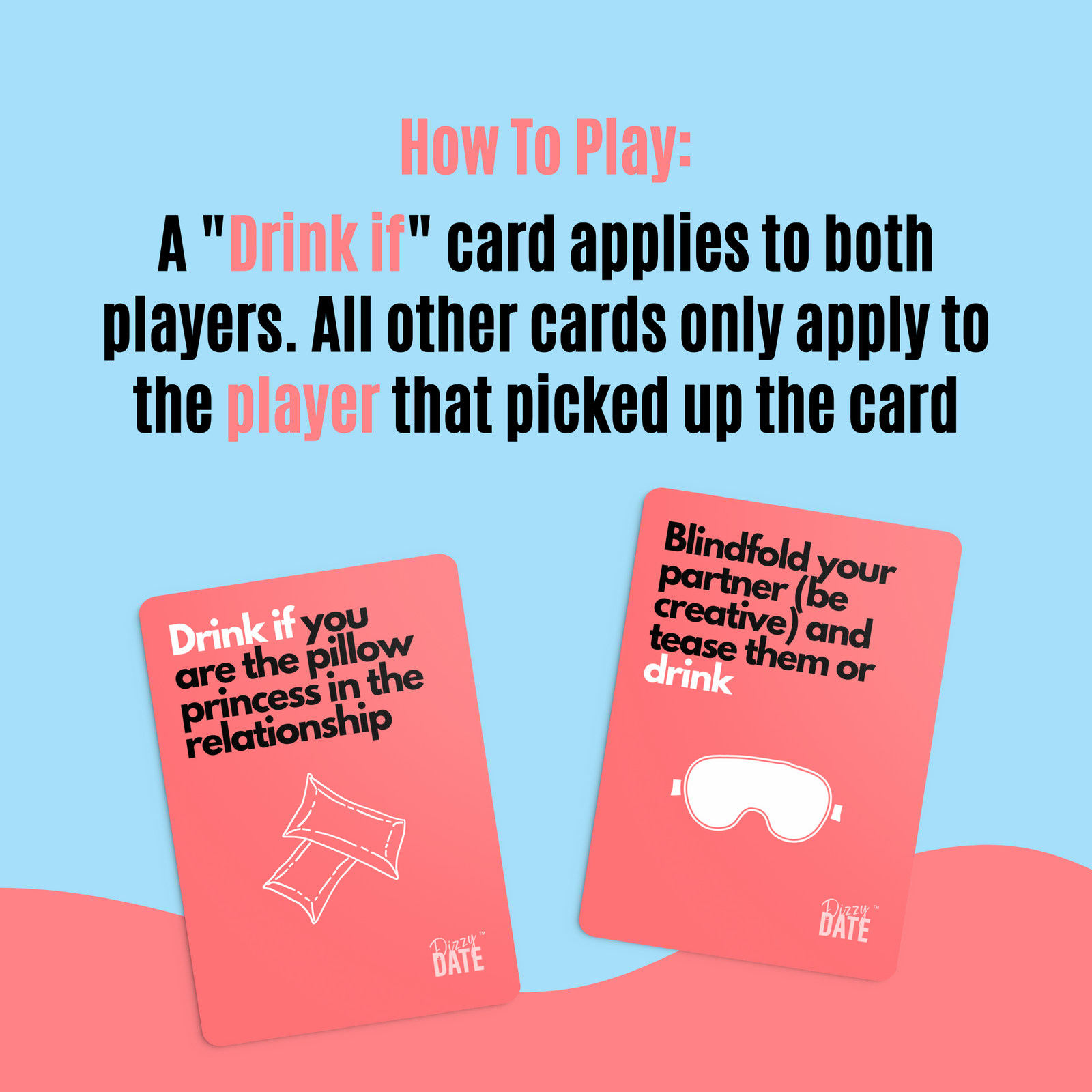 Dizzy Date - Extra Spicy Expansion Pack. The Card Game for Date Night. Perfect Couples Gift!