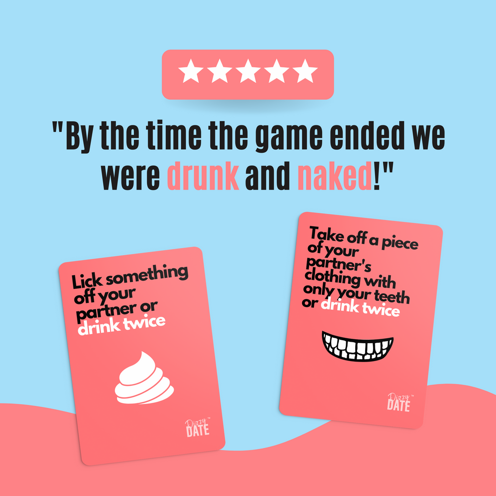 Dizzy Date - The Card Game for Couples, Date Nights, Game Nights, and Parties. Perfect Couples Gift!